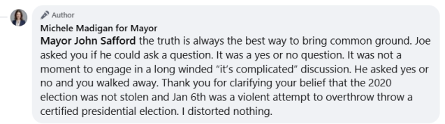 The Corrosive Politics of Michele Madigan and Joe Seeman - Saratoga ...